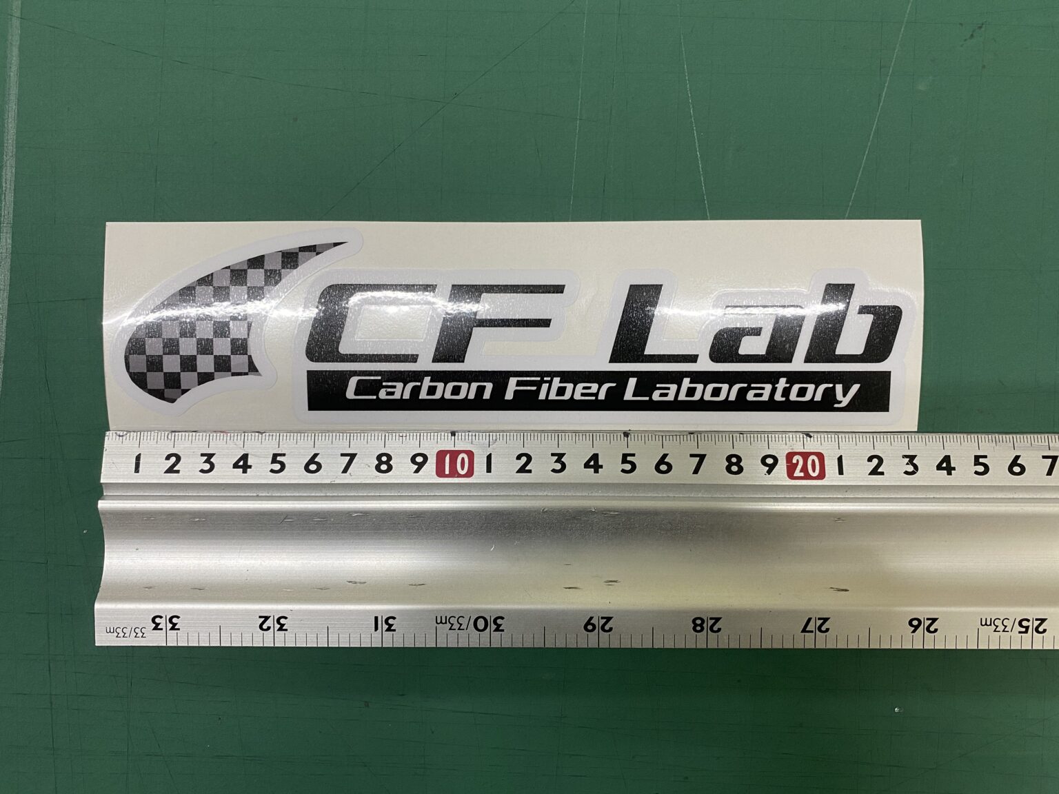 CFLabステッカー グラデ ブラック×ホワイト（60×230） | CF Lab